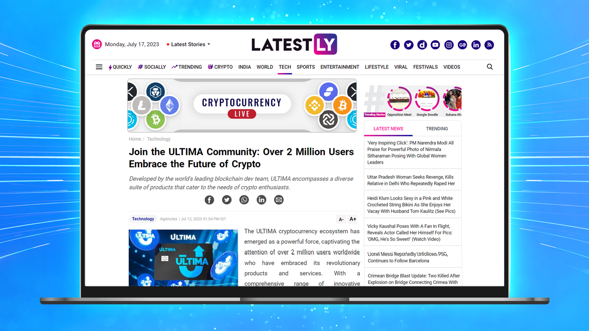 The ecosystem ULTIMA connects over 2 million people around the world - Ultima Blog